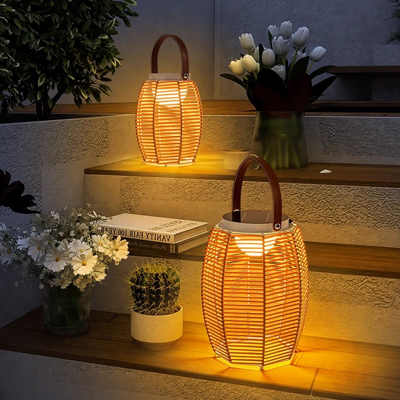 China Rattan Solar Hanging Patio Lights manufacturers and suppliers ...